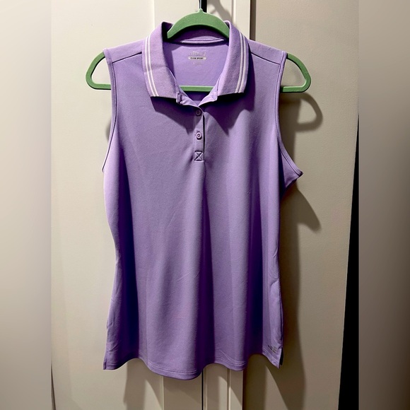 bcg | Tops | Bcg Golf Polo Tank Size Large Lilac Purple | Poshmark